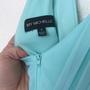 My Michelle | Dresses | Aqualight Blue Prom Gown | Poshmark
